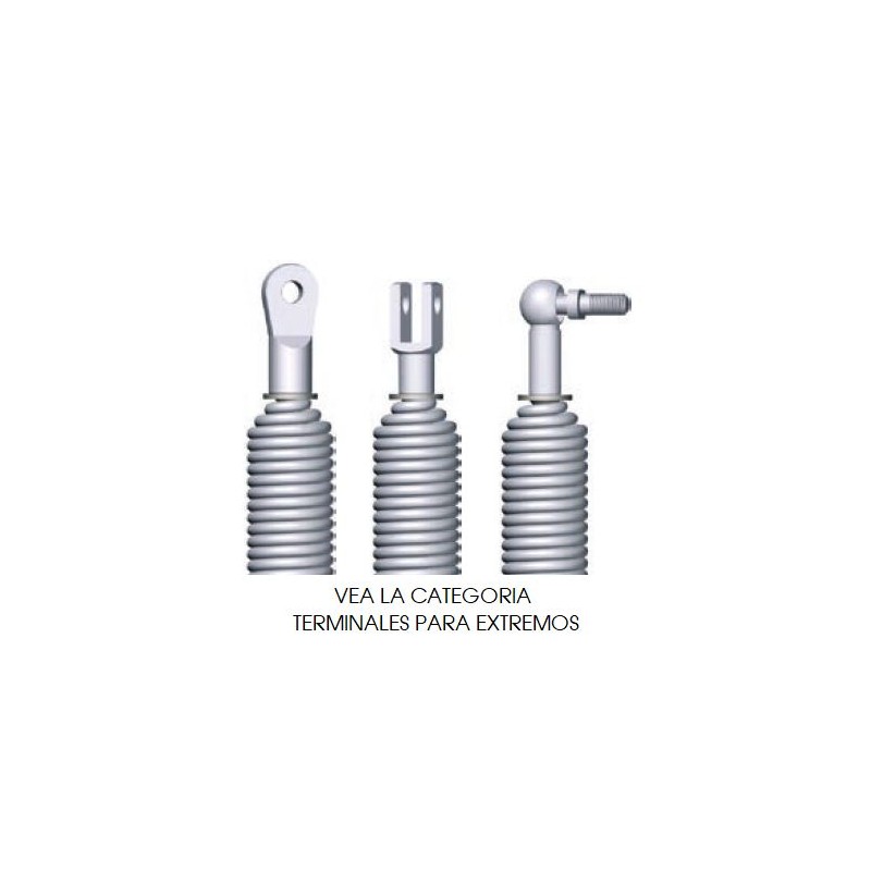 Extension spring with bolt